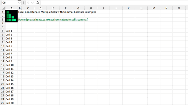 Excel Concatenate Multiple Cells With Comma Formula Examples