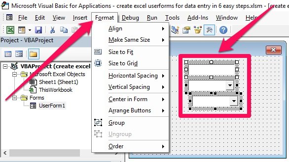 Excel Vba Data Entry Form Examples