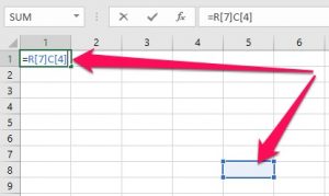 R1C1-Style Notation And FormulaR1C1 Property In Excel VBA