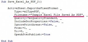 Excel VBA Save As PDF: Step-By-Step Guide And 10 Examples